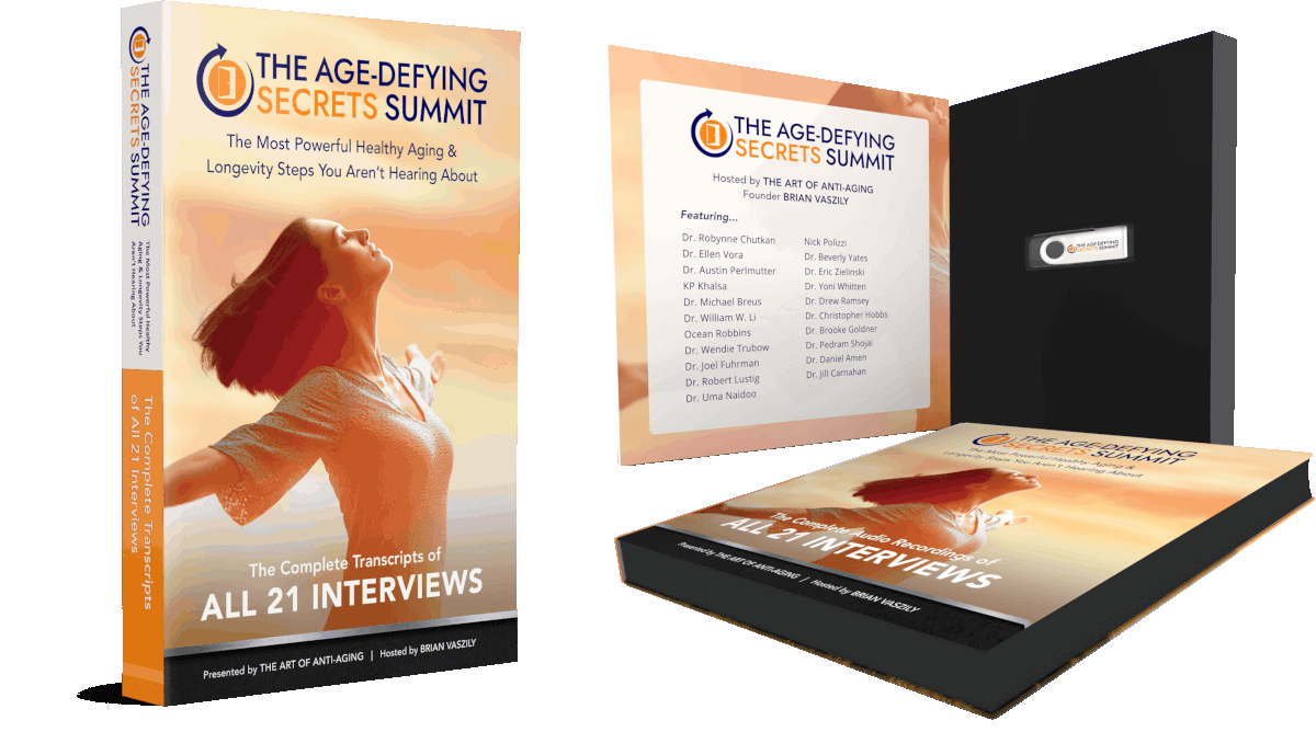 The Age-Defying Secrets Summit Flash Drive Book Combo - The Art of Anti-Aging Store